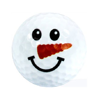 New Novelty Snowman Face Golf Balls – AnyGolfBalls